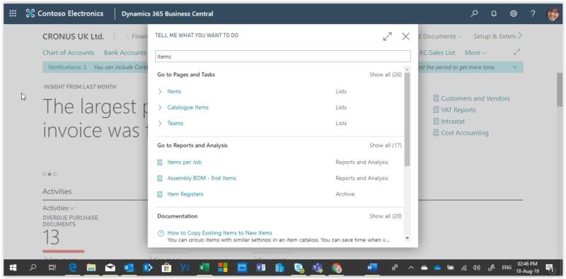 Create New Items Business Central - d365experts